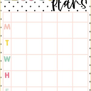 2020-2021 Teacher Planner | Editable | Pink and Black School Supplies ...