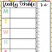 2020-2021 Teacher Planner Editable Pink and Black School Supplies - Etsy