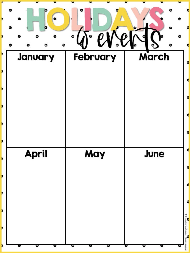 2020-2021 Teacher Planner | Editable | Pink and Black School Supplies ...