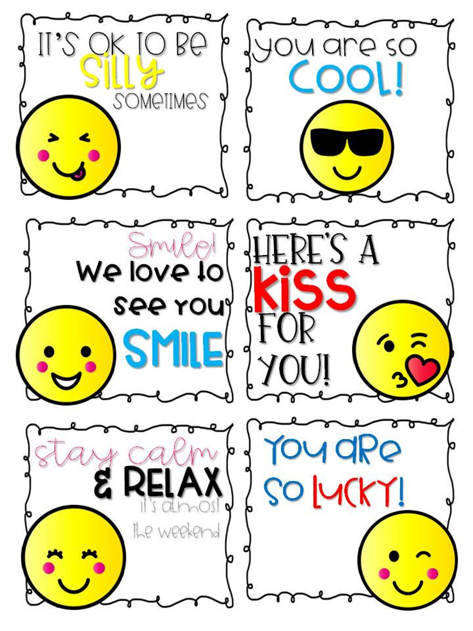 Lunch Box Love Notes - Etsy