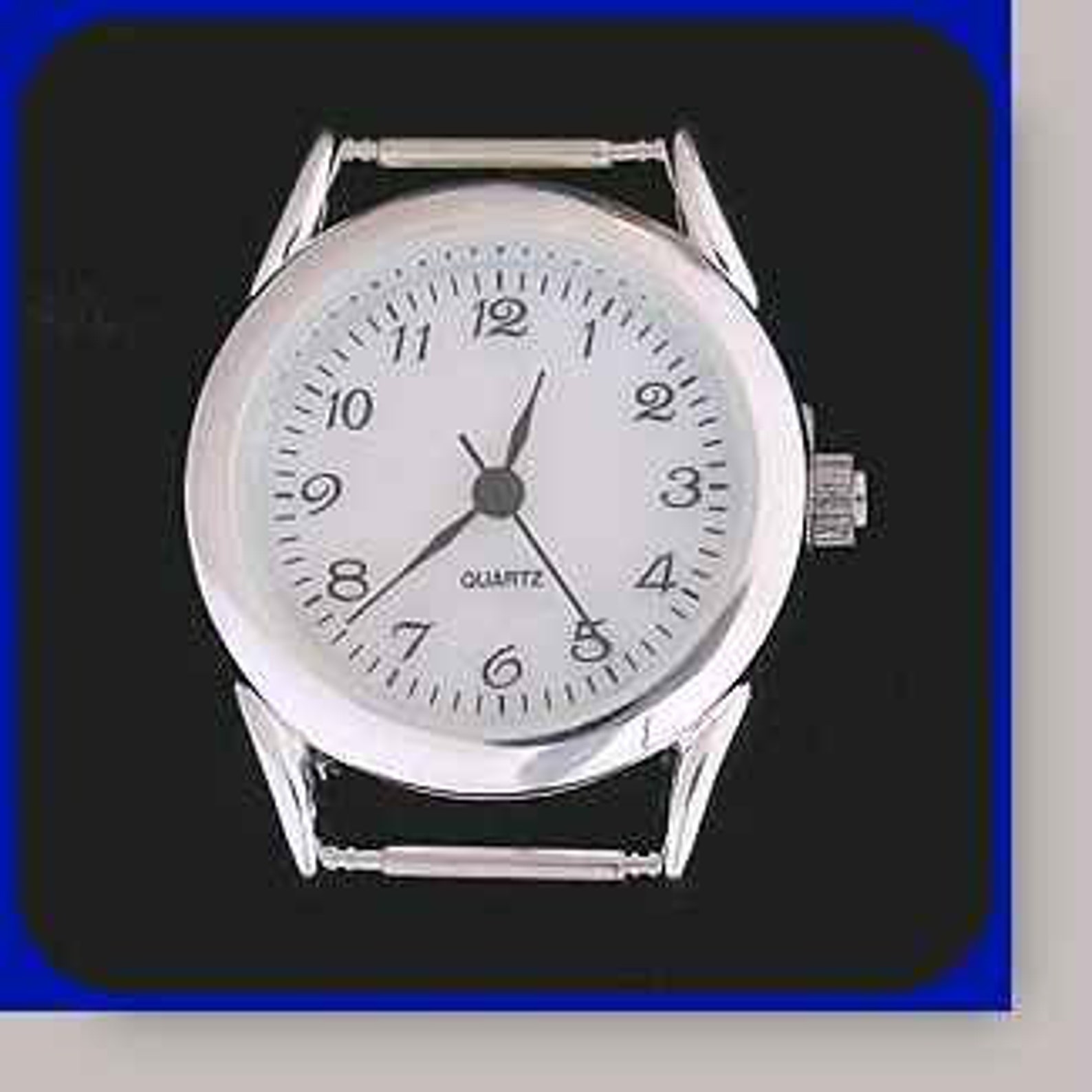 Women's White Dial Watch Face - Etsy