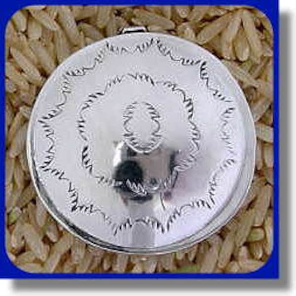 Silver Pill Box - Etsy