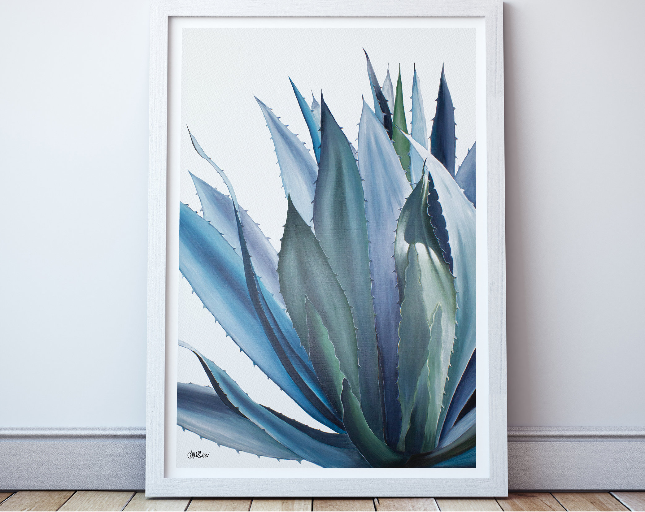 Blue Agave Painting