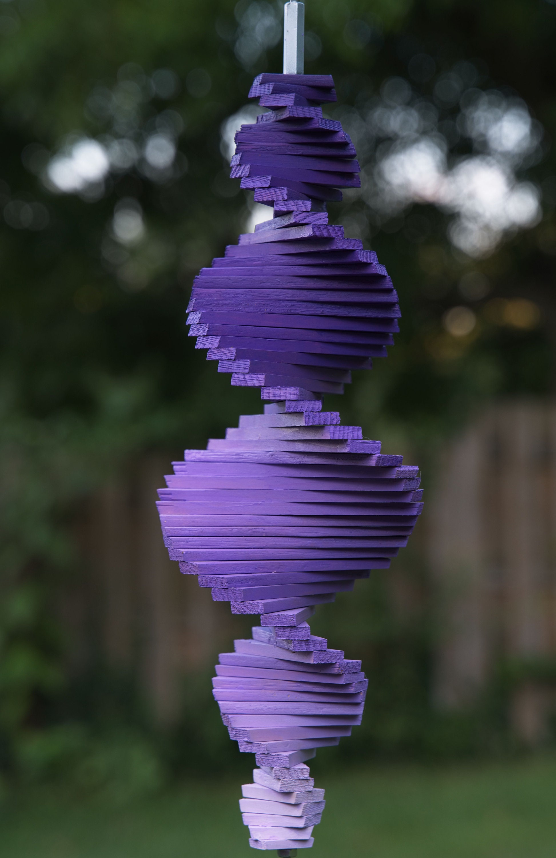 Purple Wooden Spinner - Etsy