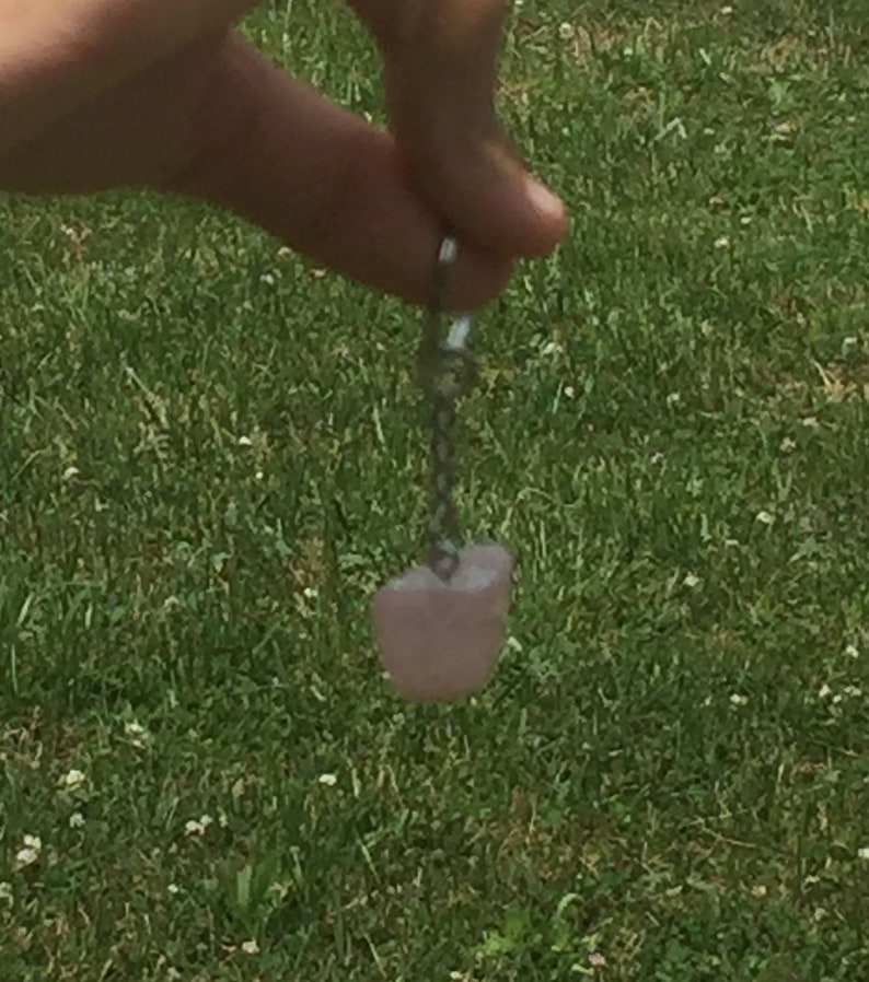 Rose Quartz Key Chain - Etsy