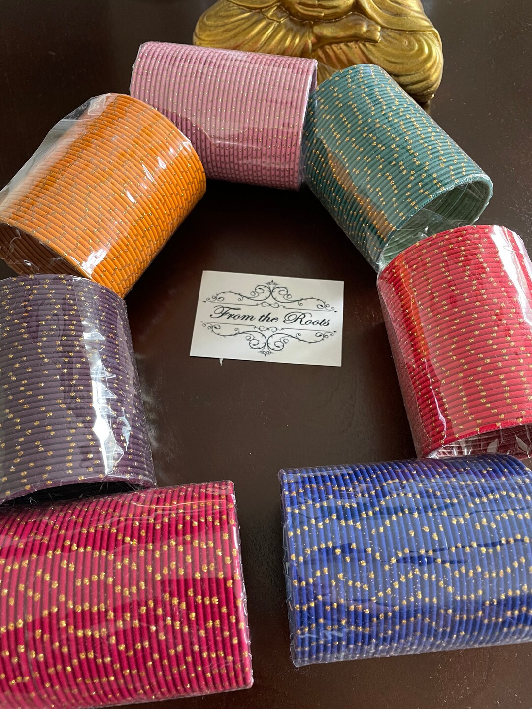 Set of 36 Colorful Metal Bangles, Indian Pakistani Style - Etsy