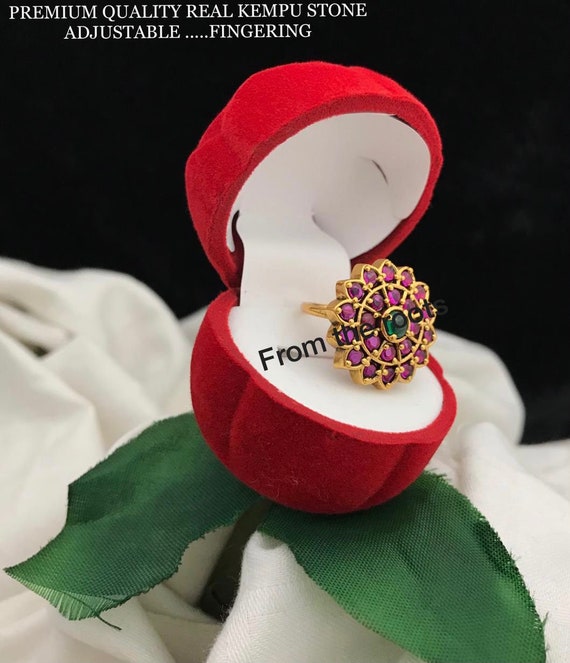 Kempu ring designs store
