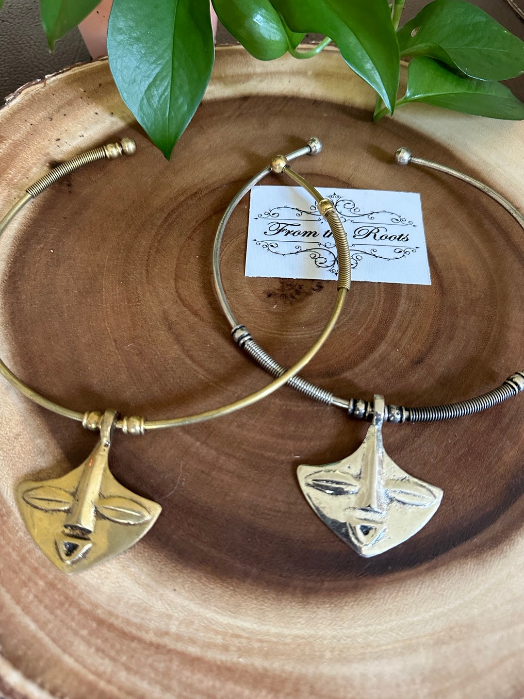 Fusion Gold/silver Polished Hasli/gold Tone Hasli/hansli/boho/gypsy ...