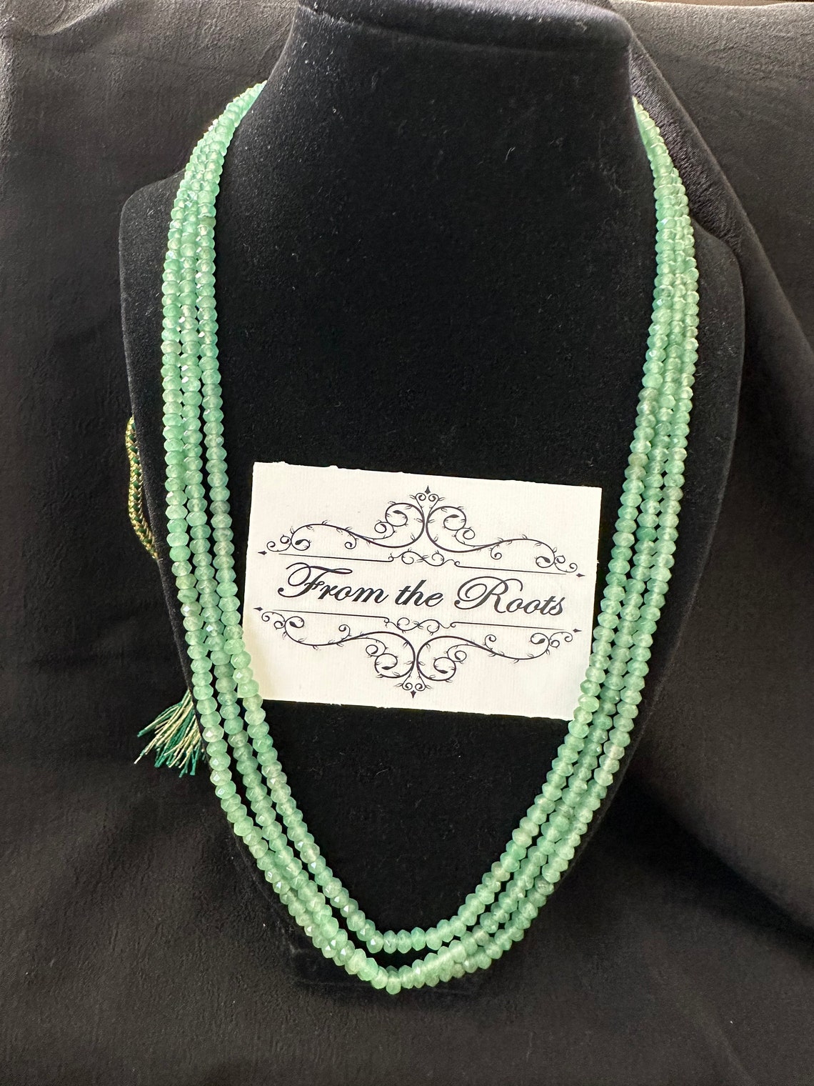 Mint Green 3 Lines Onyx Mala/multilayer Colored Mala - Etsy