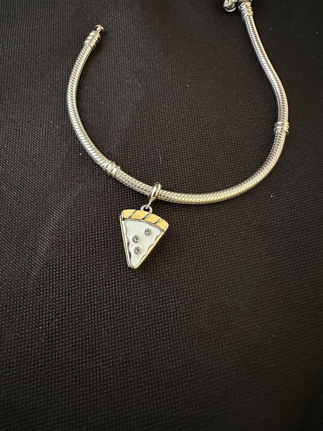 Pizza Slice Bracelet Bead/pizza Design Bead for Bracelet/pandora ...