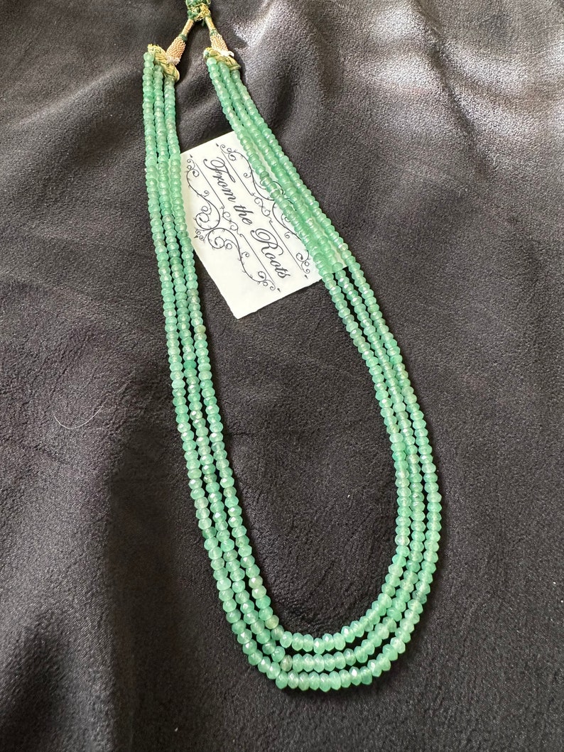 Mint Green 3 Lines Onyx Mala/multilayer Colored Mala - Etsy
