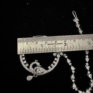 Bridal American Diamond Nath/nath for Non Pierced Nose/indian Nosering ...
