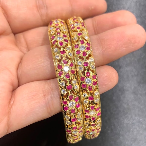 Jadau Bangles - Etsy