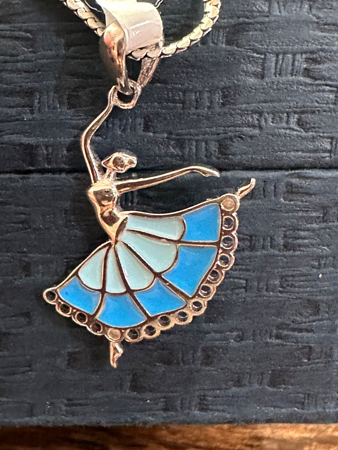 Dancing Ballerina Pendant/pure Silver Dancing Girl Necklace/handmade ...