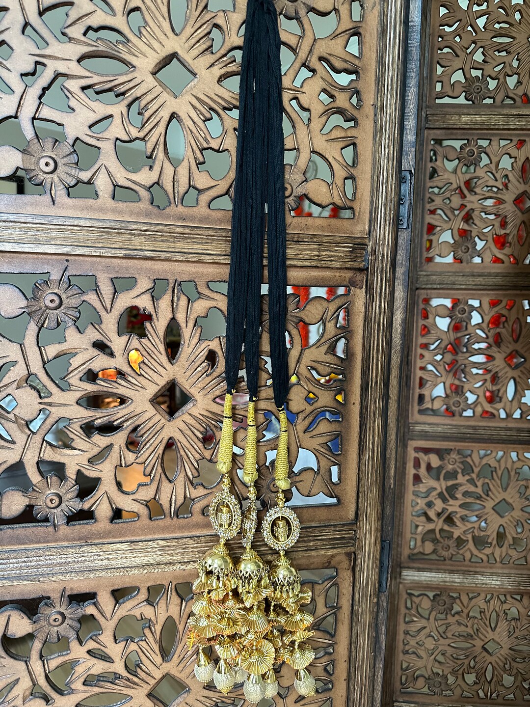 Punjabi Mirror Gold Parandi/parandi Braid / Choti Hair - Etsy