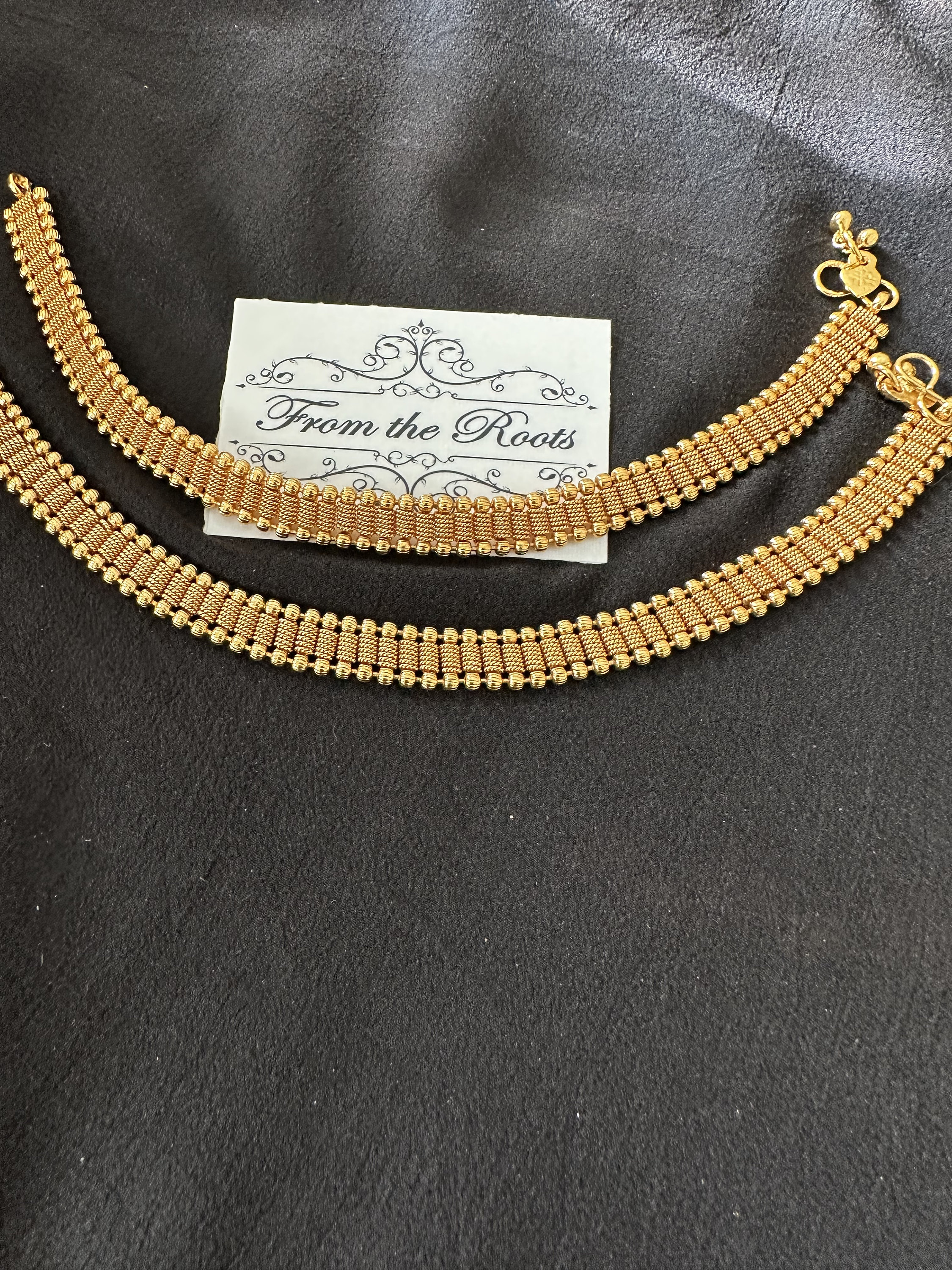 Traditional Gold Anklets Designs