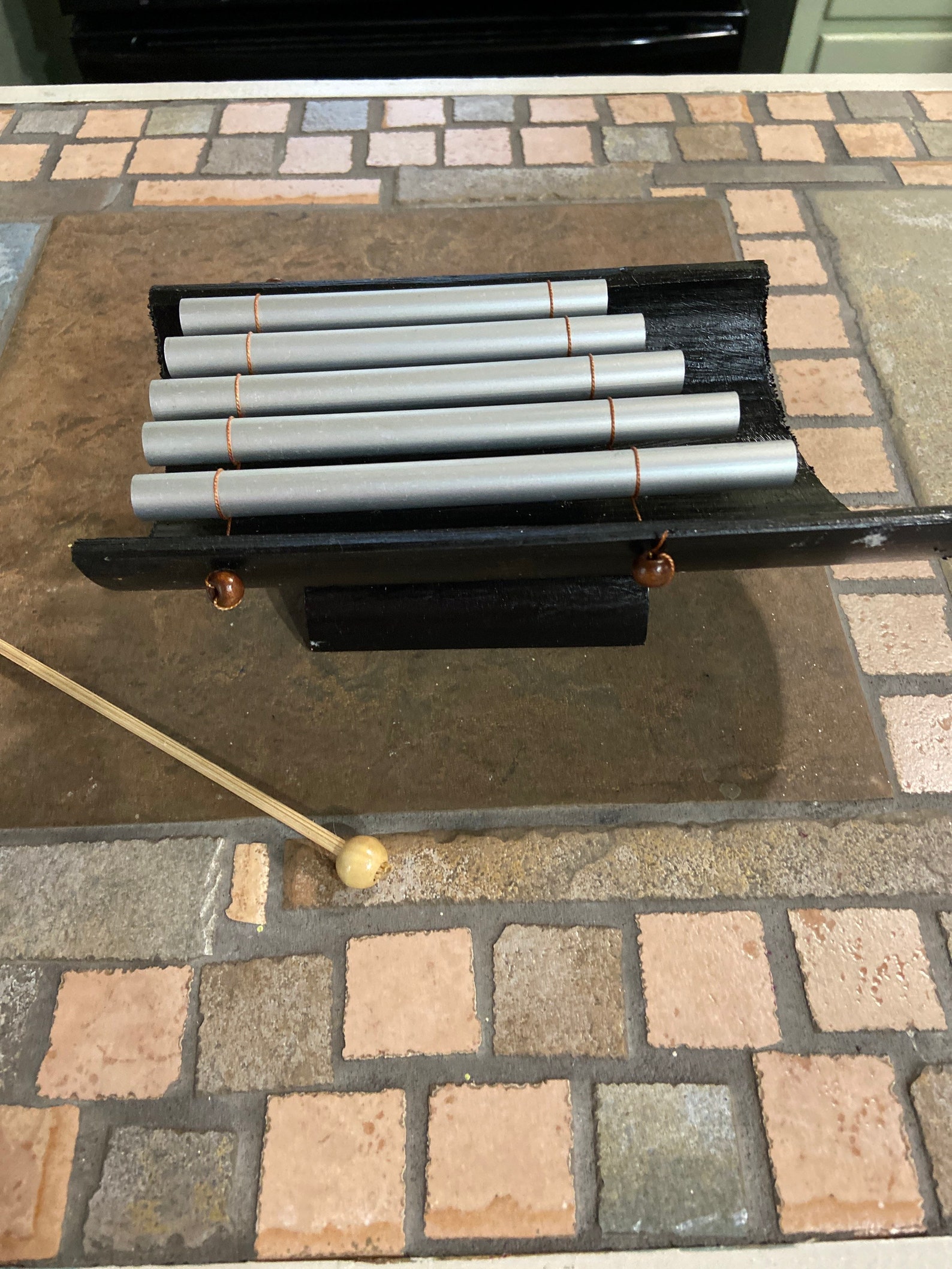Metal Xylophone W/ Wooden Base - Etsy