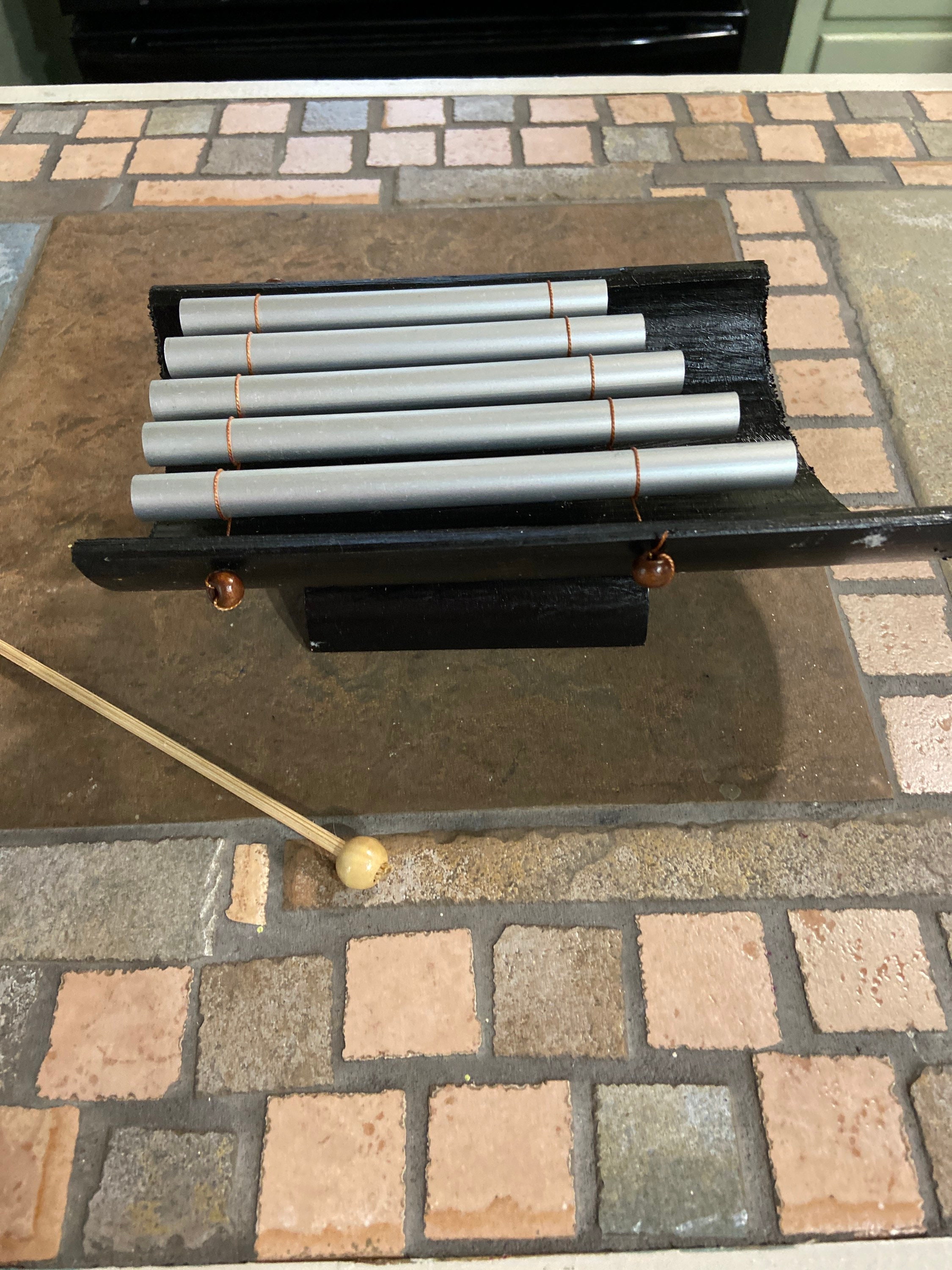 Metal Xylophone W/ Wooden Base - Etsy