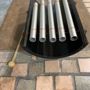 Metal Xylophone W/ Wooden Base - Etsy