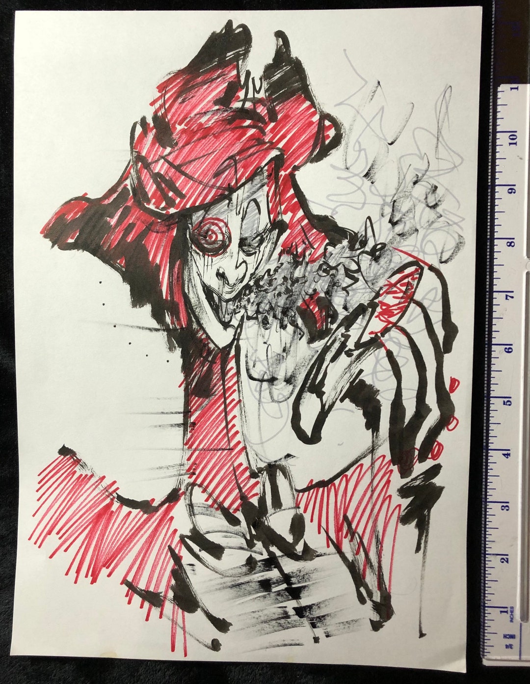 Original Hazbin Hotel Alastor Fan Art by F. M. Troxler / Hand-in-hand ...