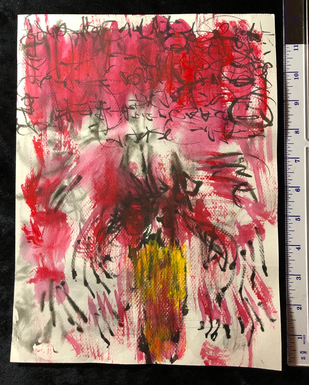 Original Hazbin Hotel Alastor Fan Art by F. M. Troxler / Hand-in-hand ...