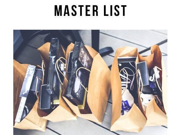 Ultimate Master List of Vendors-printable - Etsy