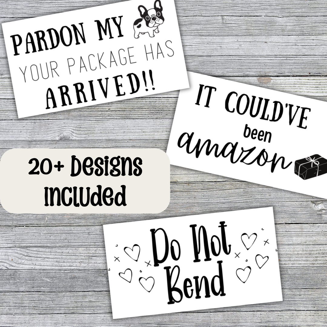 Printable Labels for Small Businesses, Trendy Packaging Sticker ...