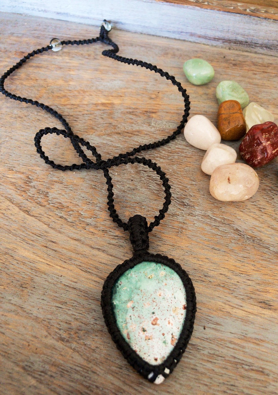 Amazonite Pendant Necklace for Women Amazonite Jewelry - Etsy
