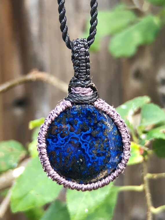 Azurite malachite necklace store