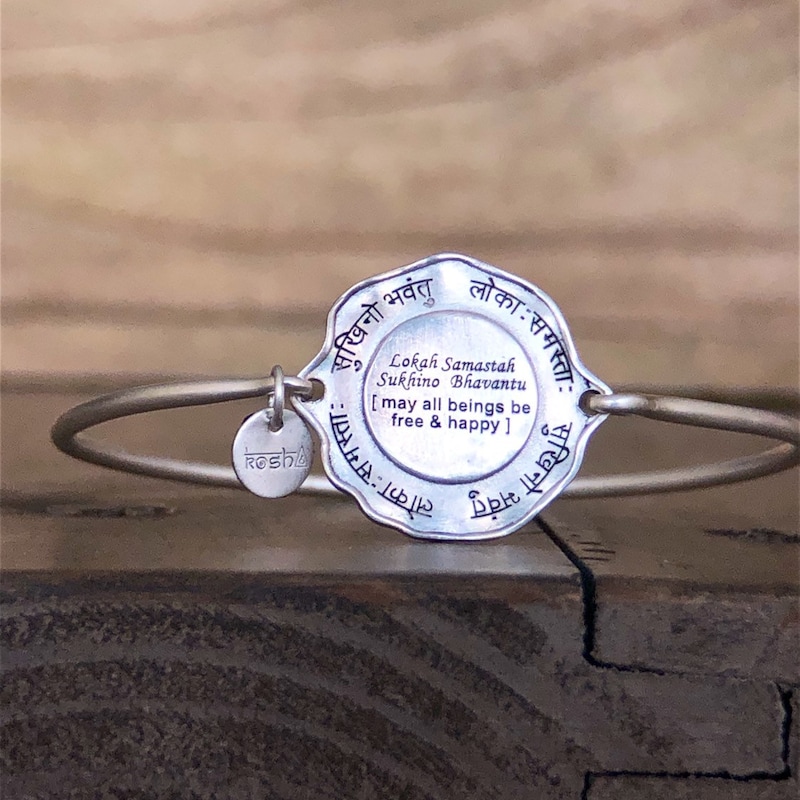 Mantra Bracelet - Etsy