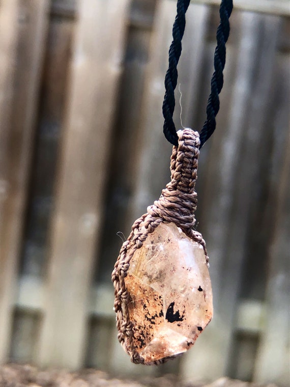 Quartz crystal pendant necklace store