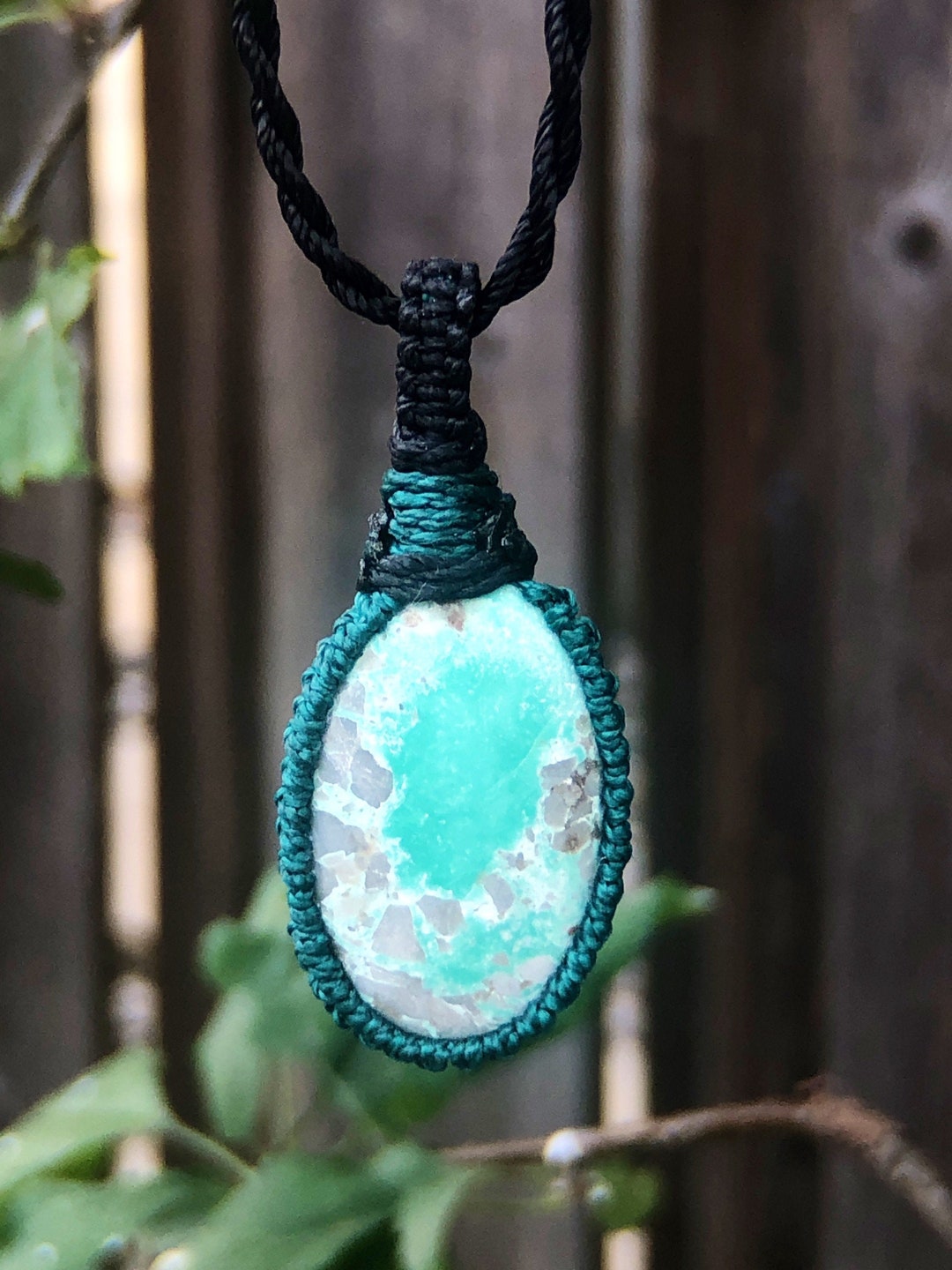 Variscite pendant necklace for women, variscite jewelry necklace men ...