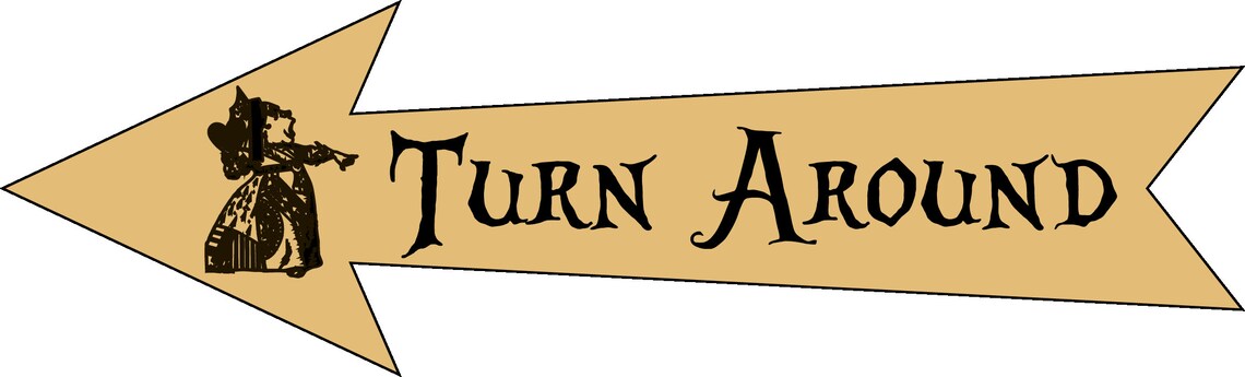 Alice in Wonder Arrow Signs SVG: Tea Party Decor (digital Download) - Etsy