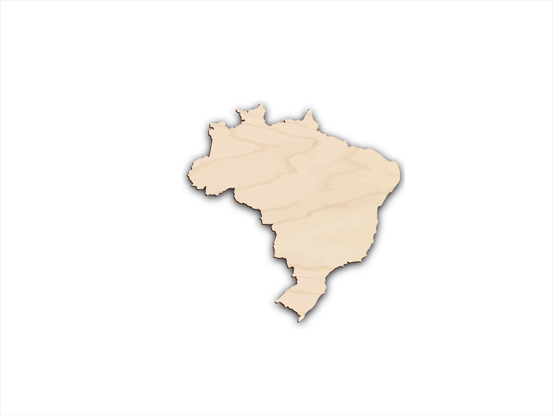 Wooden Brazil, Brazil Map, Brazil Plywood Cut,wood Cutout,plywood ...
