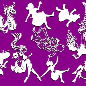 Falling Down the Rabbit Hole Svg,alice in Wonder Svg,alice Falling Down ...