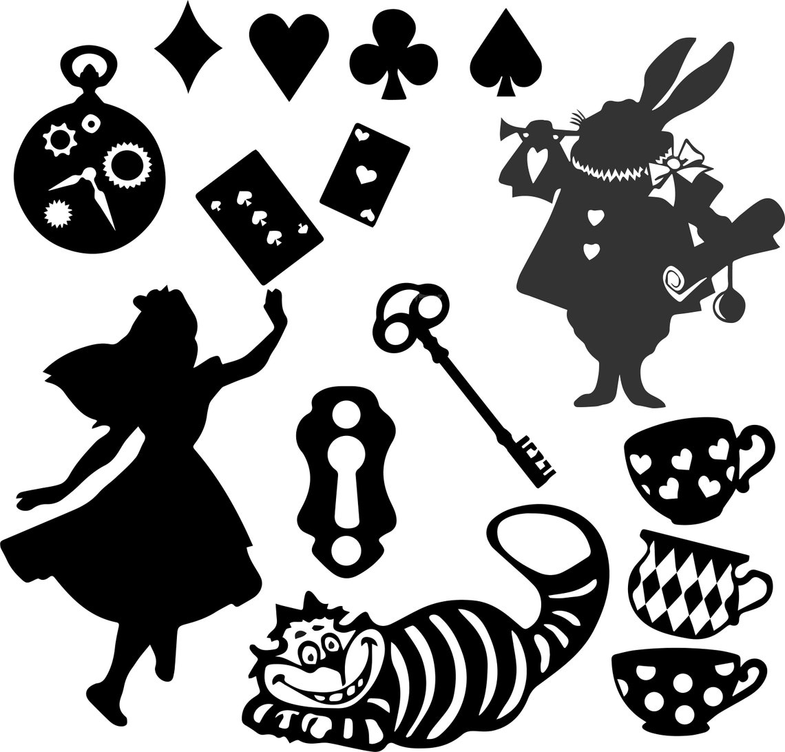 Alice Svg. Alice in Wonder Set Svgalice in Wonder SVG for - Etsy