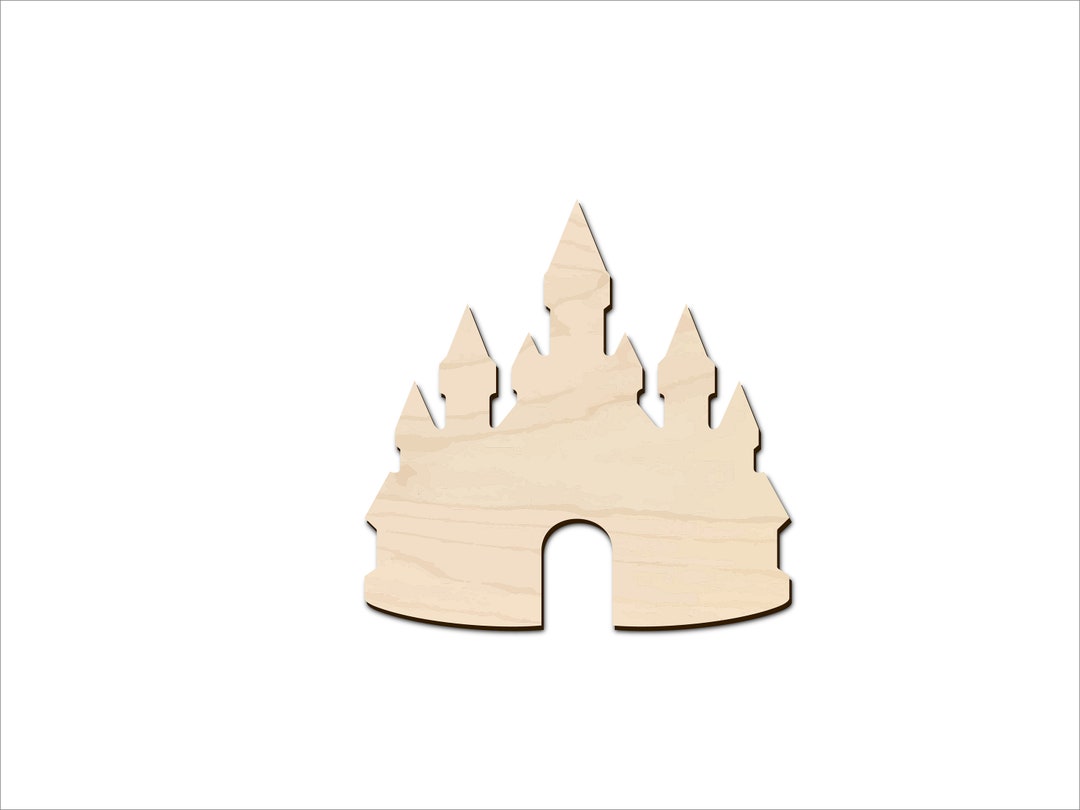 Wooden Castle, Castle Shape, Castle Plywood Cut,wood Cutout,plywood ...