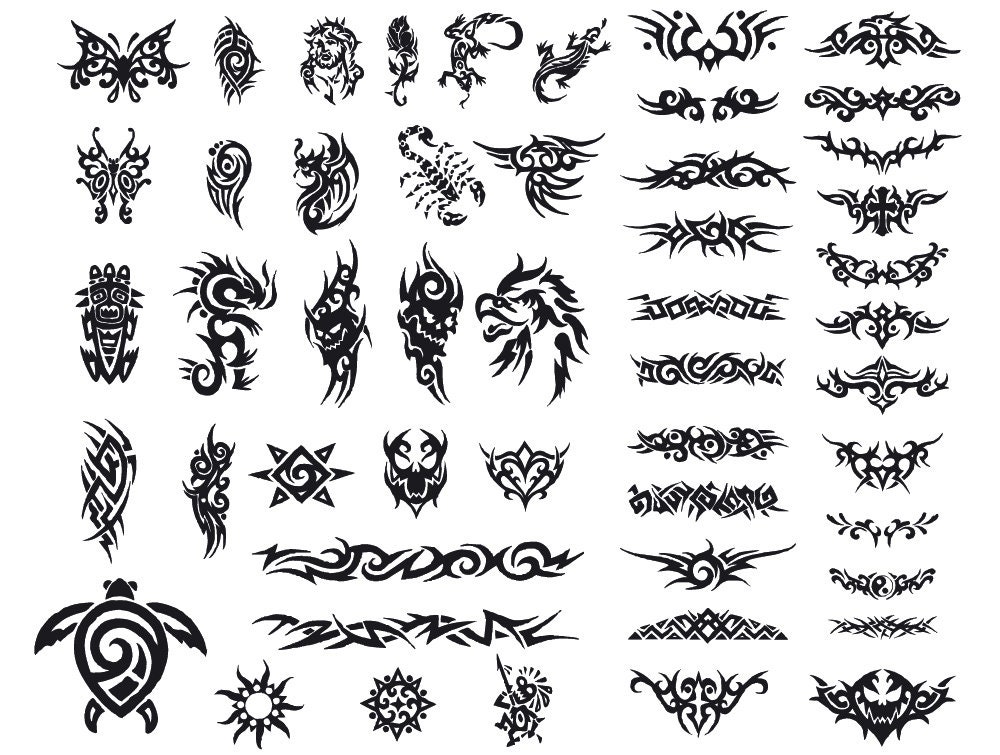 Easy Tribal Tattoo Designs