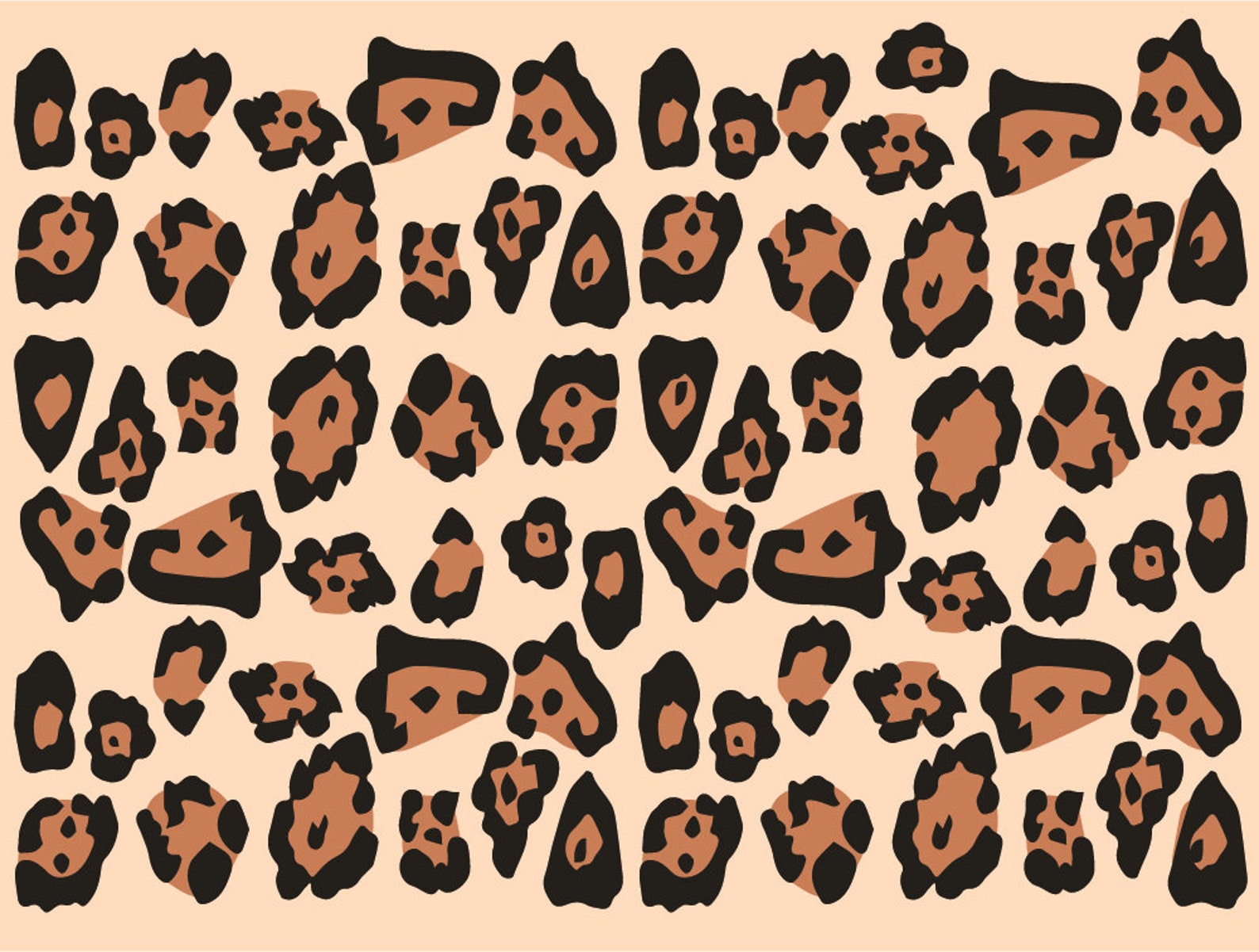 Leopard Svg Pattern Cheetah Print Svg Vector Cricut Cricut | Etsy