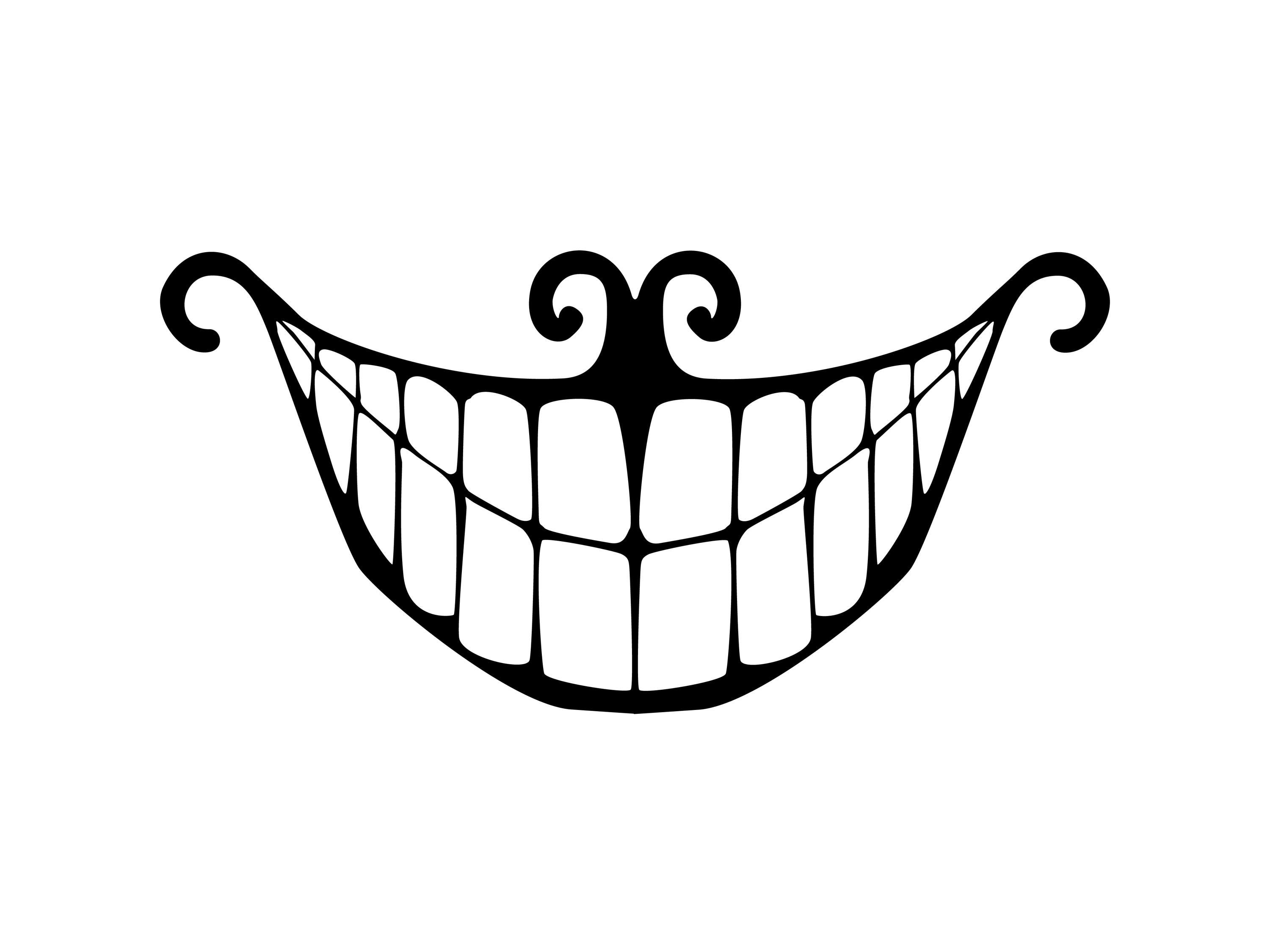Cheshire Cat Smile SVG: Alice in Wonder Papercut (digital Files) - Etsy
