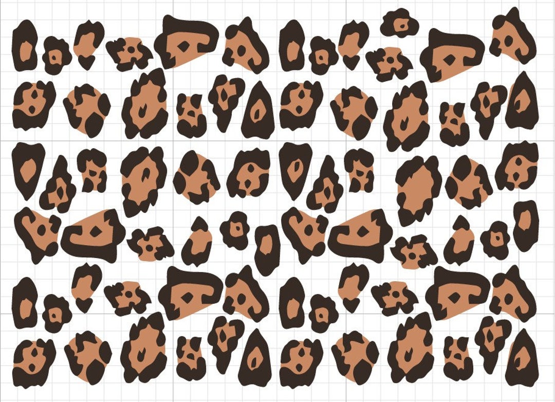 Leopard Svg Pattern, Cheetah Print Svg, Vector, Cricut, Cricut File ...
