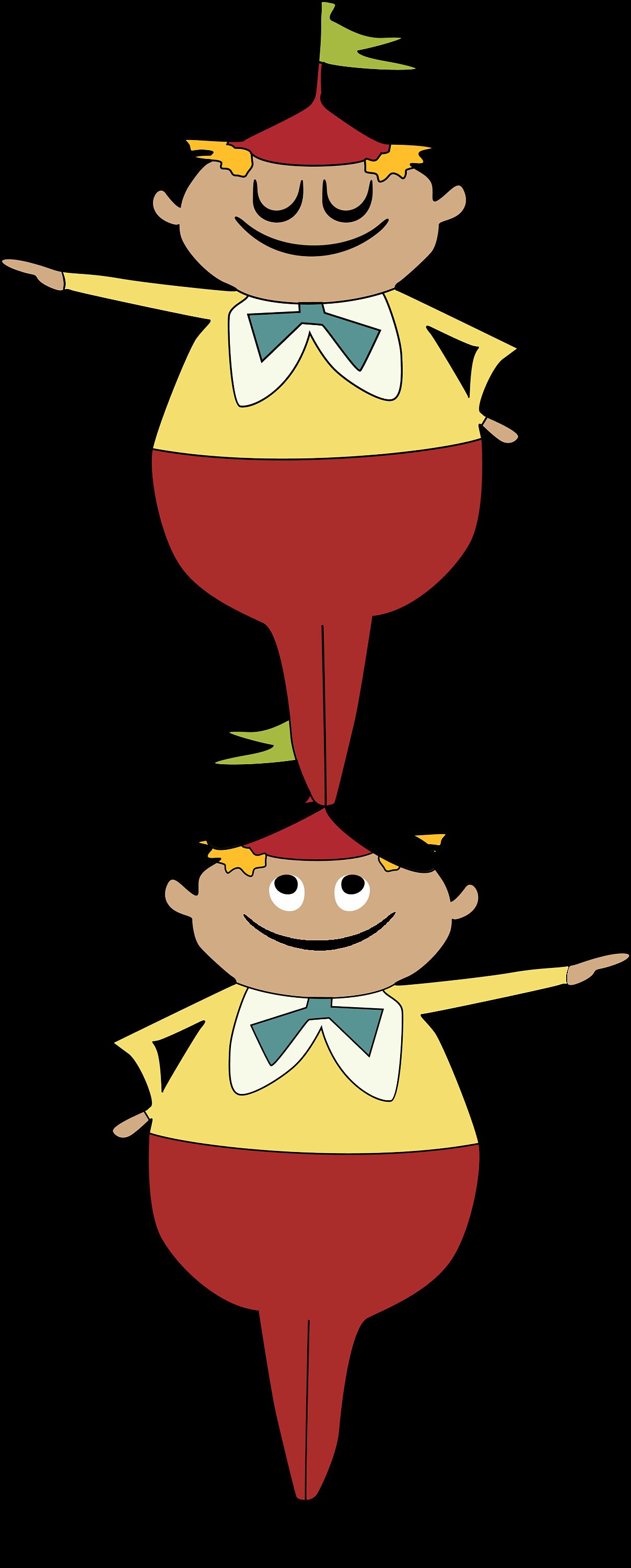 Alice in Wonder SVG: Tweedle Dee & Dum, Cricut Vector (digital Download ...