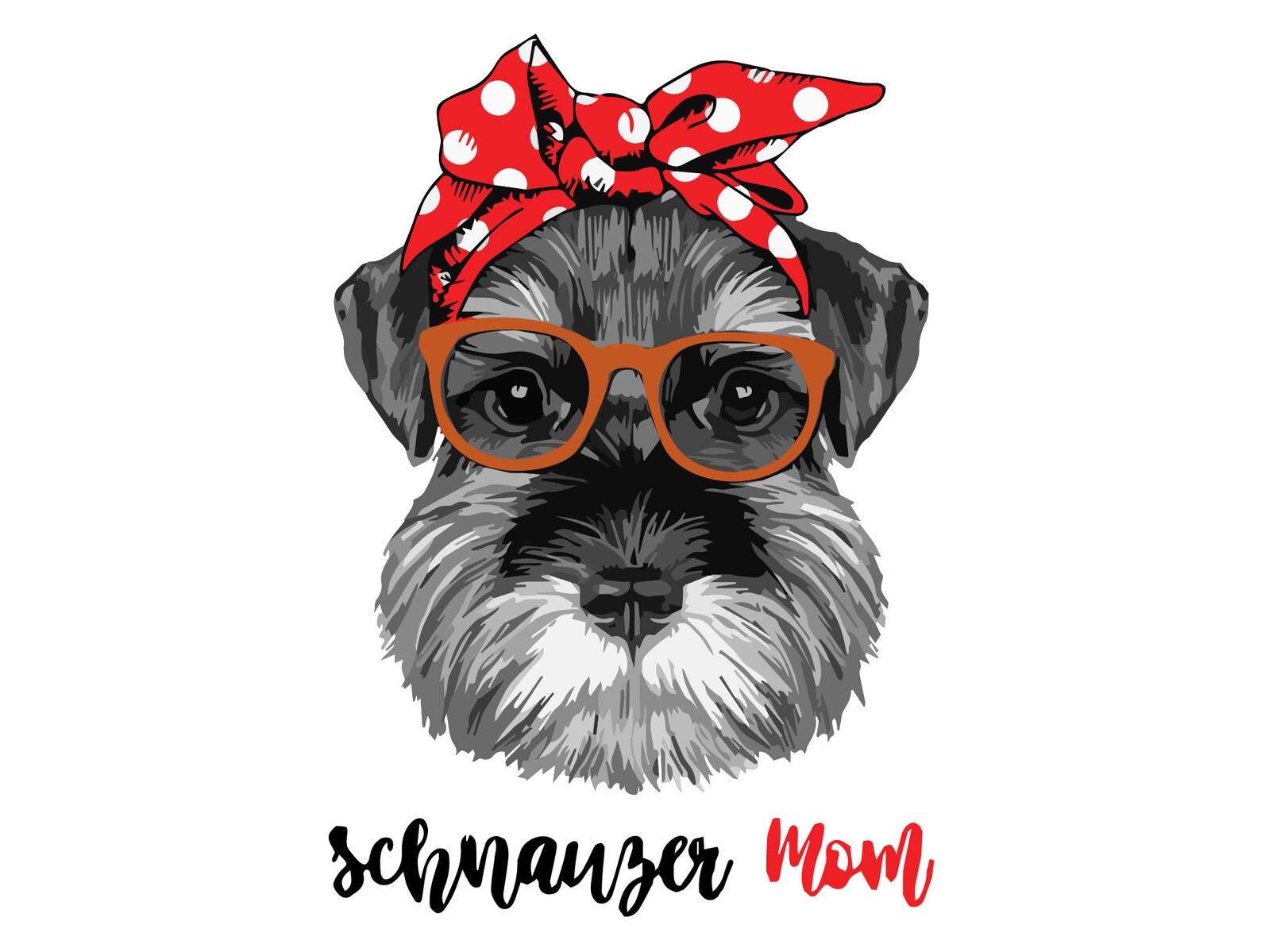 Schnauzer Svgschnauzer Mom Svg Shirt Gift Schnauzer Gifts - Etsy