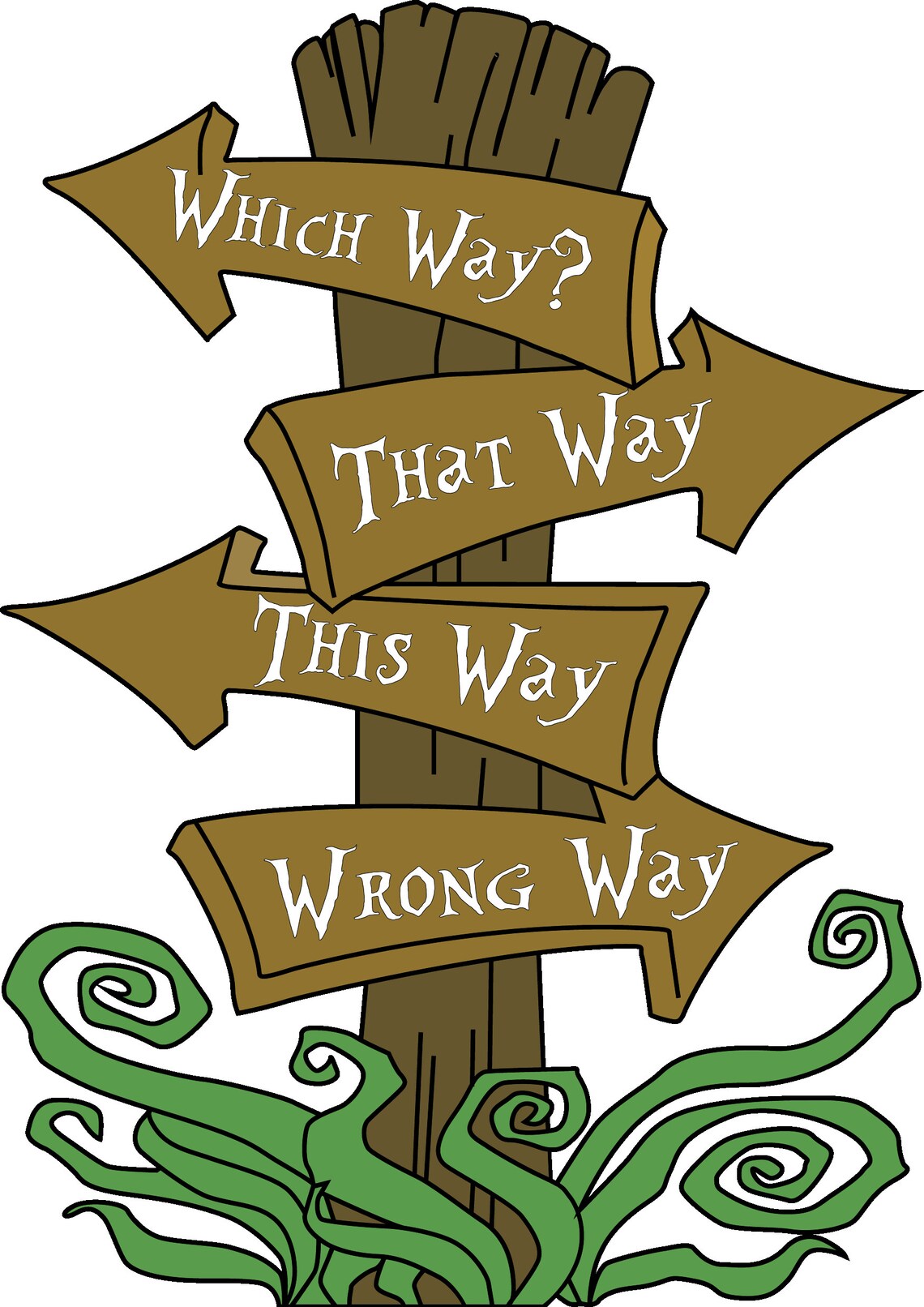 Whimsical Arrow Sign SVG | Fantasy Tea Party Wall Decor Clipart for DIY ...