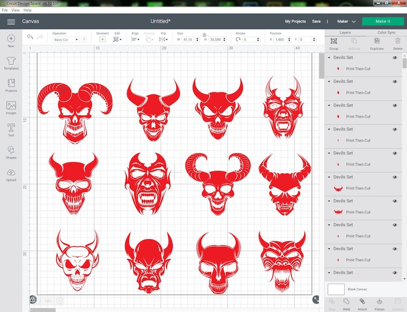 Devil Set Svg Devils Devilvintage Devil Svg Evil Satan - Etsy