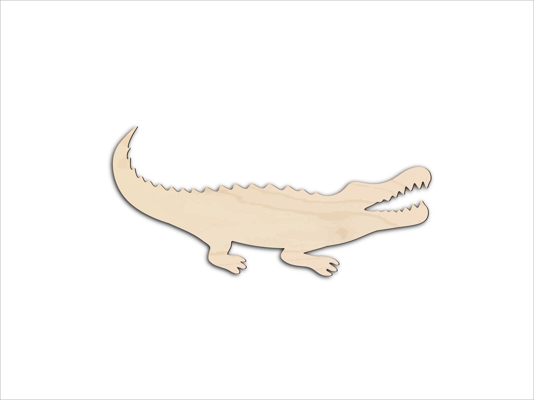 Wooden Alligator, Alligator, Alligator Plywood Cut,wood Cutout,plywood ...