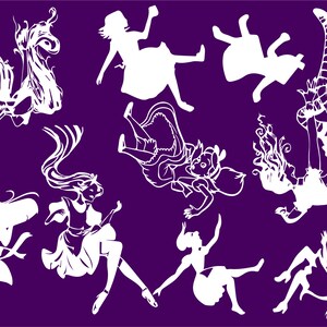 Falling Down the Rabbit Hole Svg,alice in Wonder Svg,alice Falling Down ...