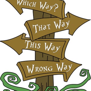 Custom ARROW Road Signs SVG, Alice in Wonder Wall Decor,tea Party,this ...