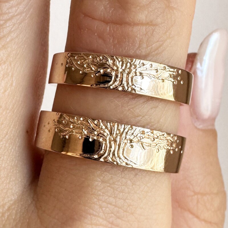 Tree Wedding Ring - Etsy