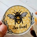 Bee Kind Vinyl Die Cut Vinyl Sticker, Honeycomb, Motivational ...